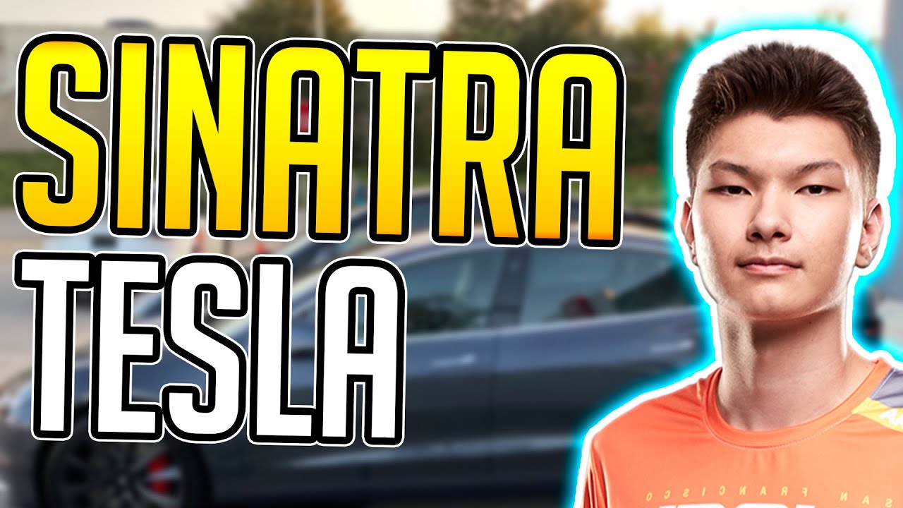 Sinatraa's NEW TESLA - Sentinels Sinatraa BUYS A TESLA Car With ...