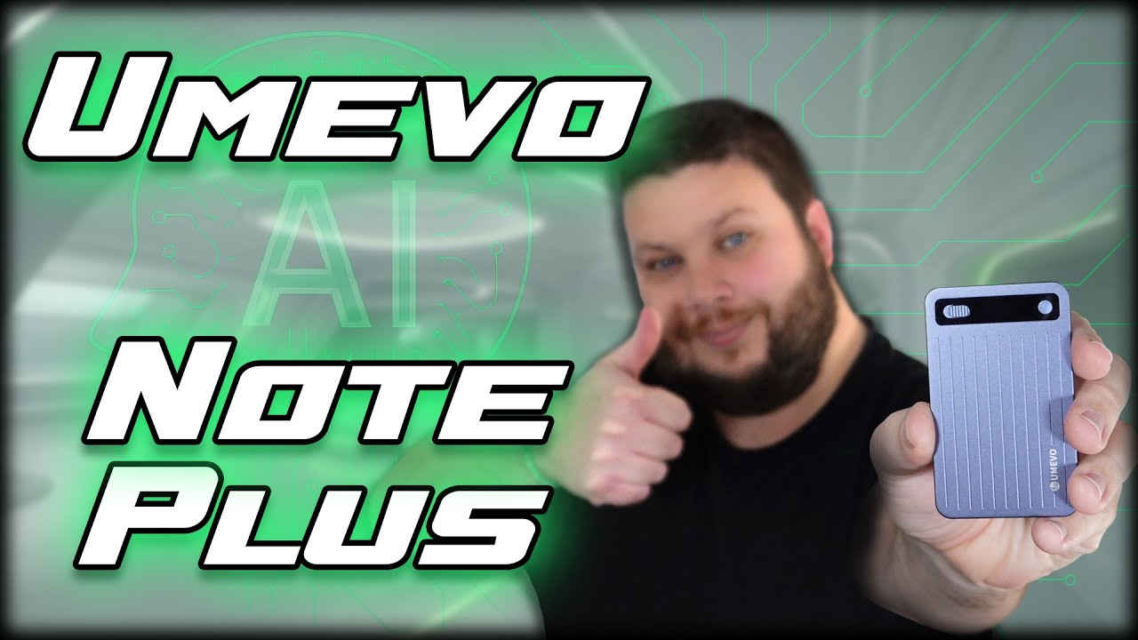 Umevo Note plus l'enregistreur audio boosté à l'intelligence ...