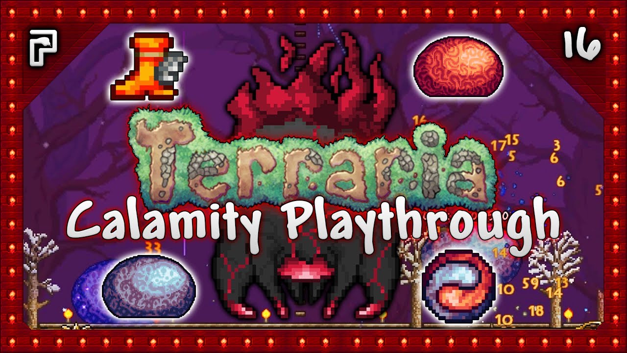 🌳 Boss Farming & Taking On The Slime God! | Terraria 1.3.4 Calamity Mod ...