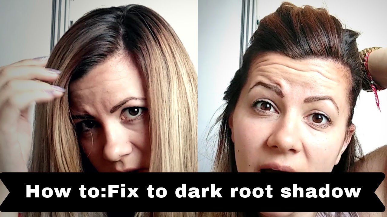 HOW TO : Fix root shadow gone to dark - YouTube