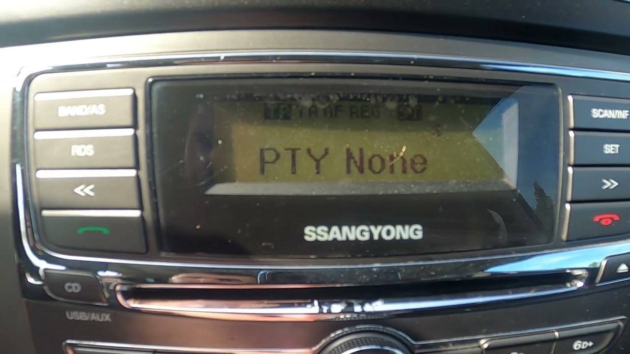 How to Use PTY Function in Car Radio in Ssangyong Rexton III ( 2012 – 2016 ) - Enable Disable ...