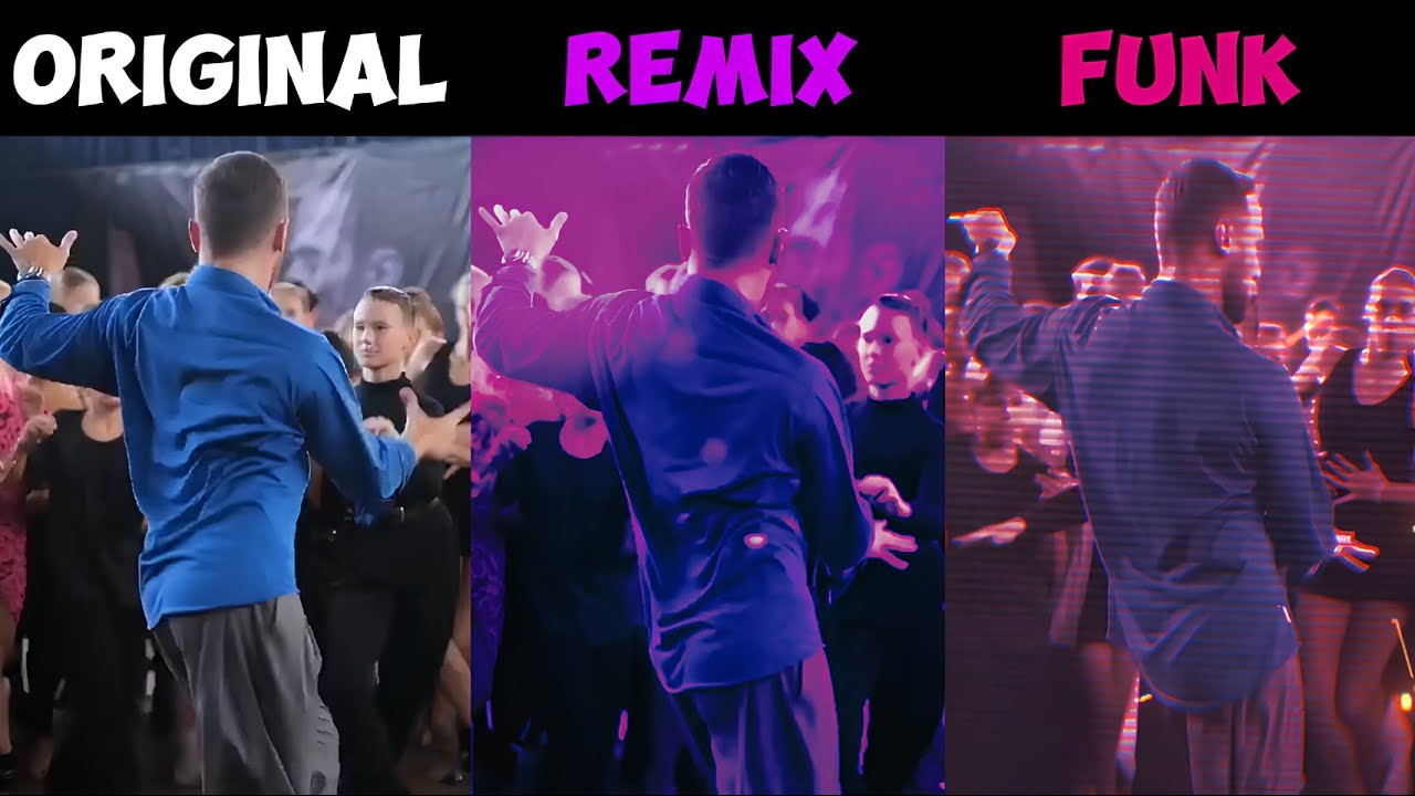 Blue Shirt Guy Dancing Original vs Remix vs Funk Part 2 - YouTube