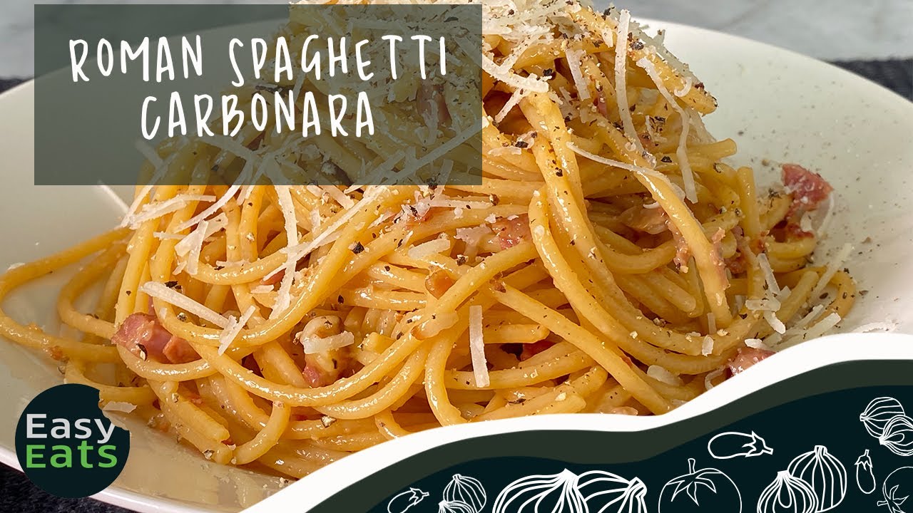 Roman spaghetti carbonara - YouTube
