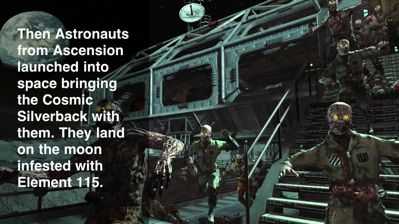 Black Ops Zombies Moon New Boss Cosmic Silverback Rezurrection COMPLETE ...