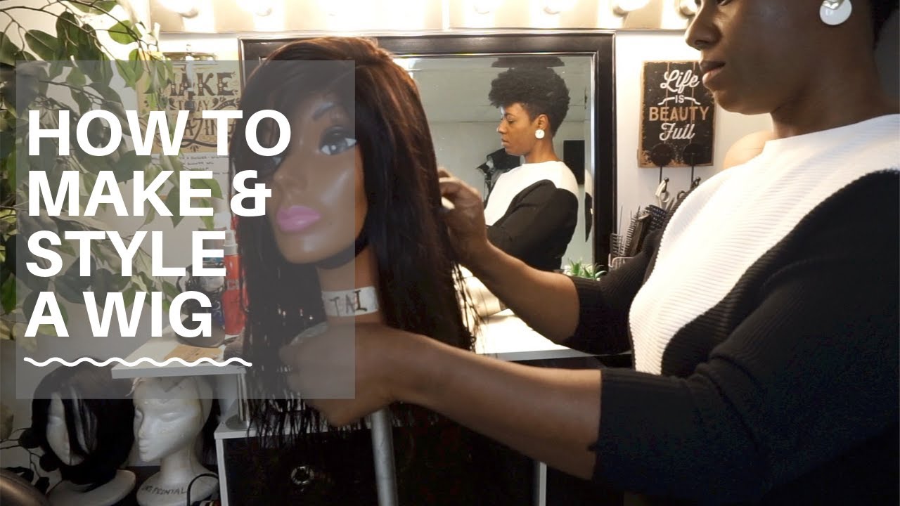 How To Make & Style a Wig for a Client | Wiggins Hair | BEAUTYCUTRIGHT ...