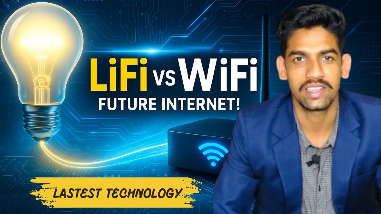 LiFi Technology Explained | Future of Wireless Internet | LiFi vs WiFi ...