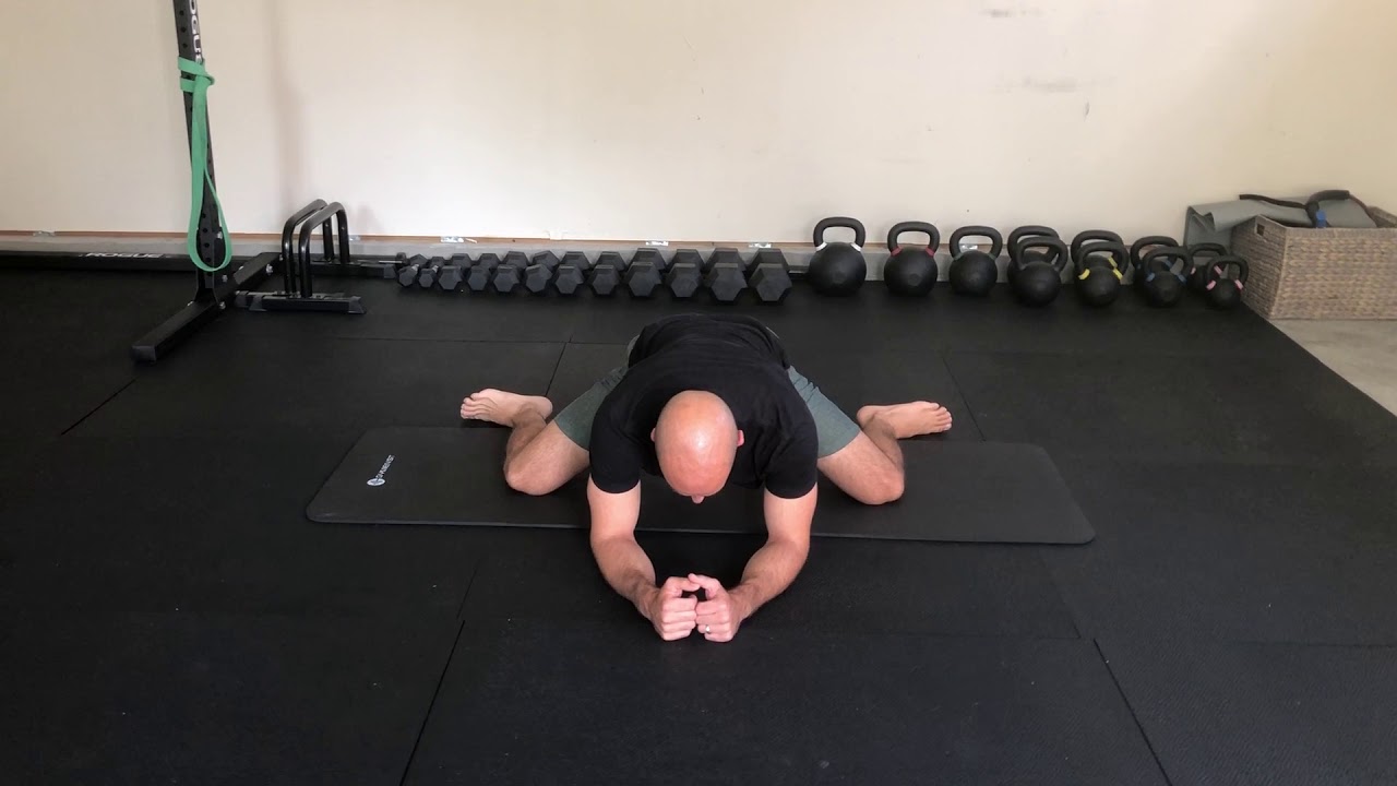 Frog stretch - YouTube