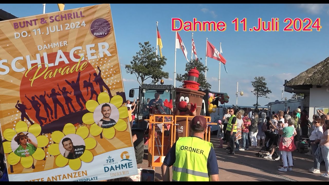 Dahme Schlagerparty 11.Juli 2024 Ostholstein - YouTube