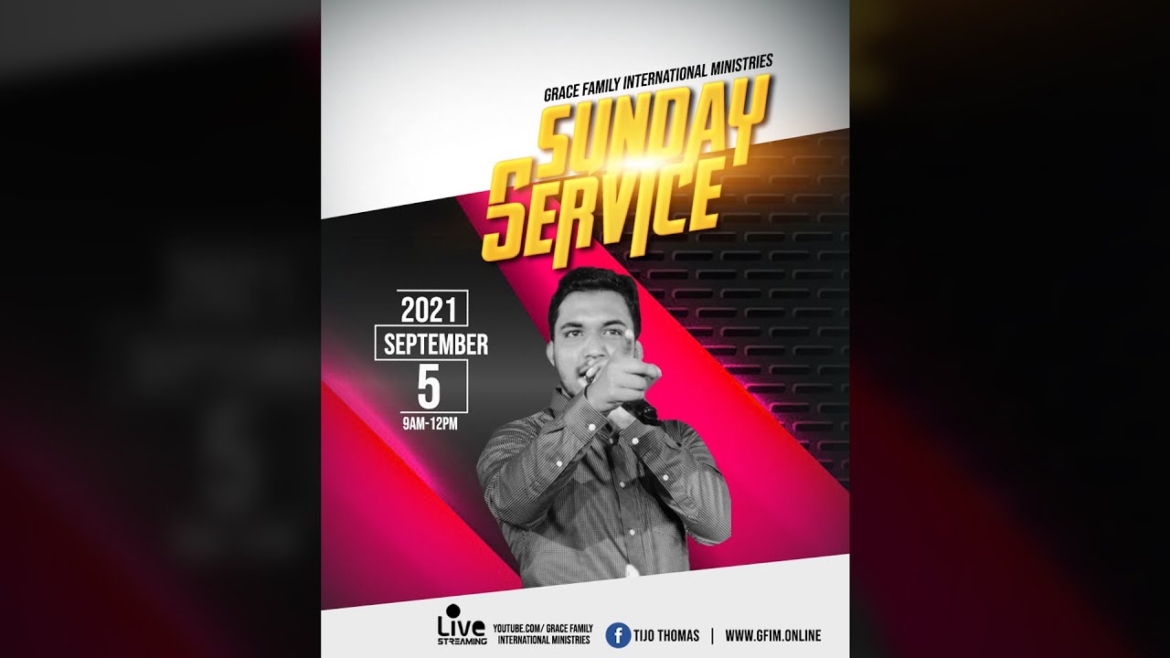 LIVE Sunday Service | Pr. Justin George | 05.09.2021 - YouTube