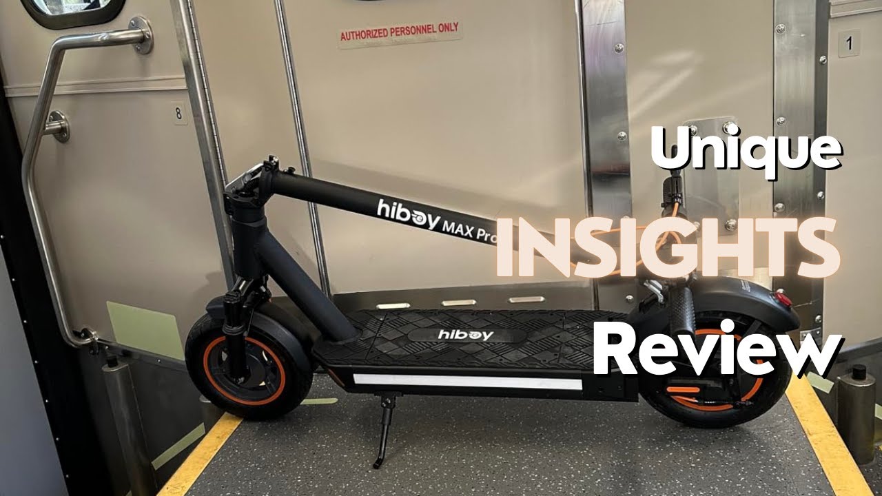 Insights about the Hiboy MAX Pro Electric Scooter - YouTube
