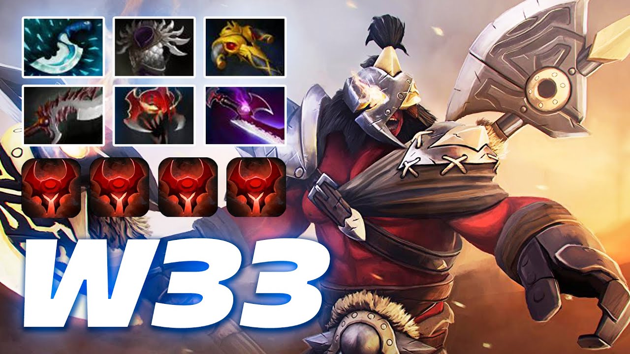 w33 Axe - MAD TANK - Dota 2 Pro Gameplay [Watch & Learn] - YouTube