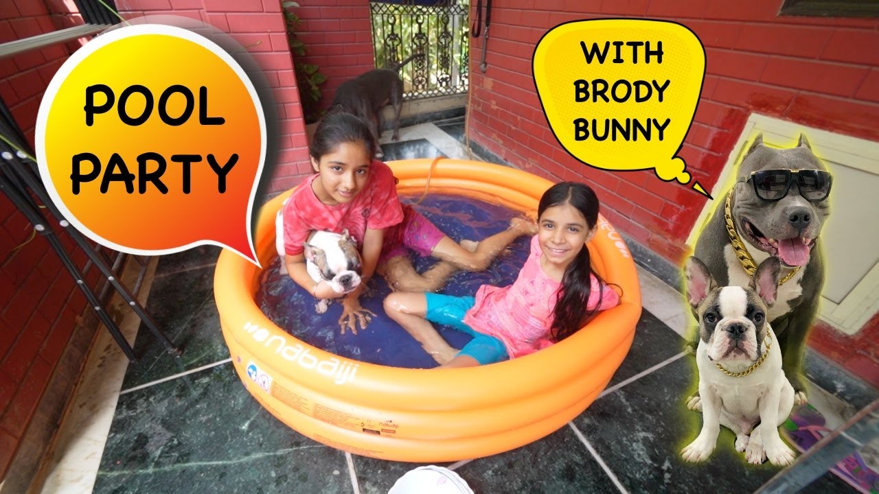 POOL PARTY Once More With *BRODY BUNNY* - YouTube