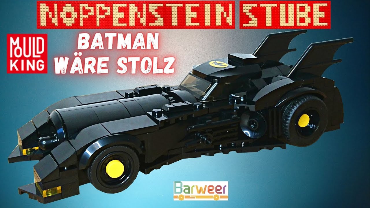 Mould King 27018 Bat Sports Car | Sieht aus wie das 1989 Batmobile ...
