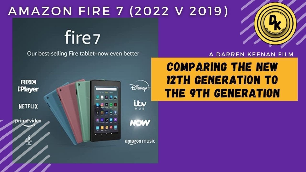 NEW Amazon Fire 7 (TABLET) 2022 12th Edition - unboxing and testing ...