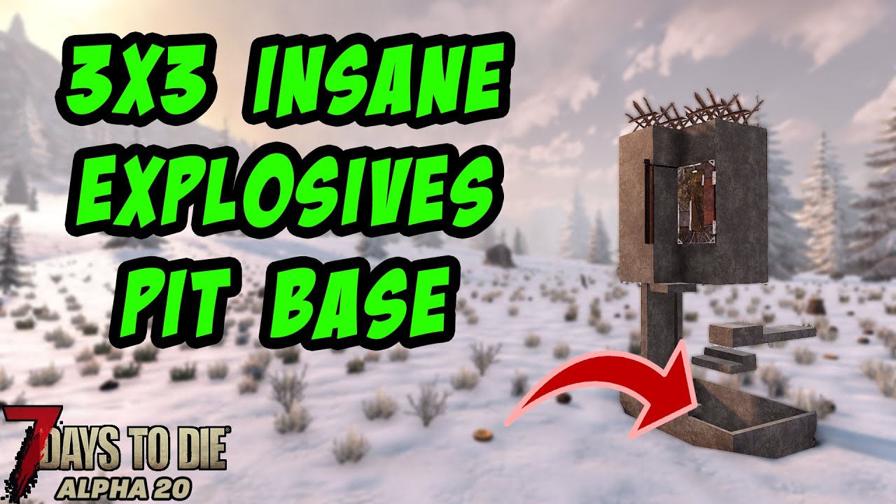 Easy Explosive Horde Night! (7 Days to Die: Alpha 20) - YouTube