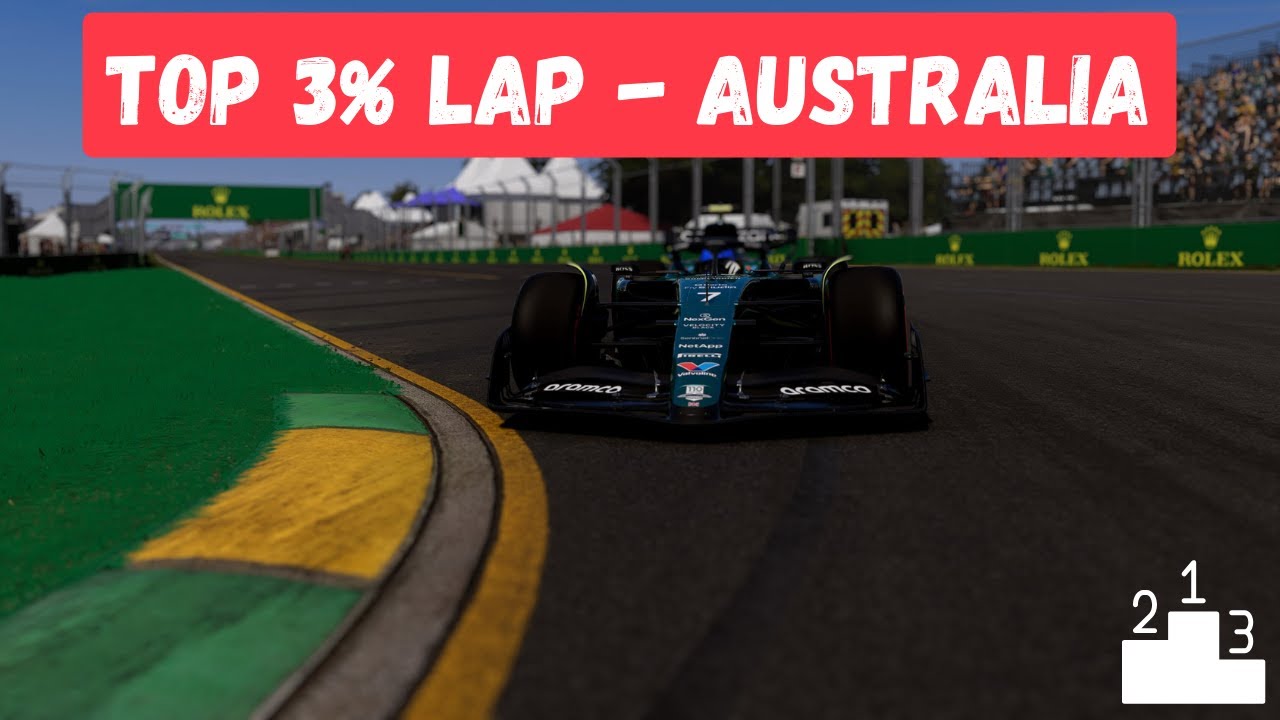 How Fast Is A Top 3% Lap at Australia in F1 23?! - YouTube