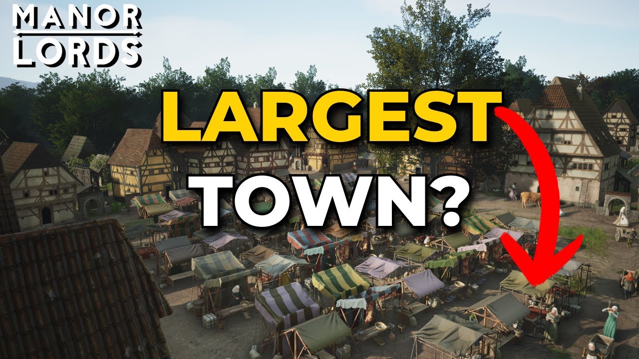 Attempting to Reach MAX Population in Manor Lords - YouTube