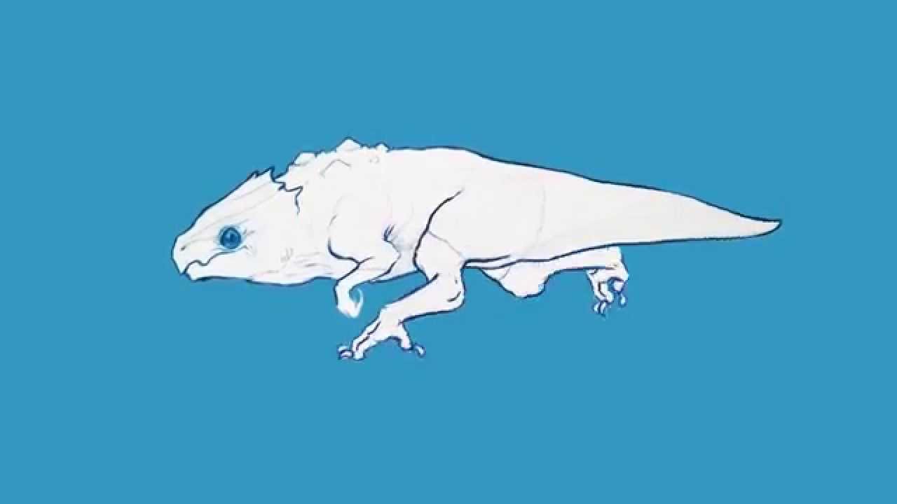 Dinosaur Running Animation - YouTube