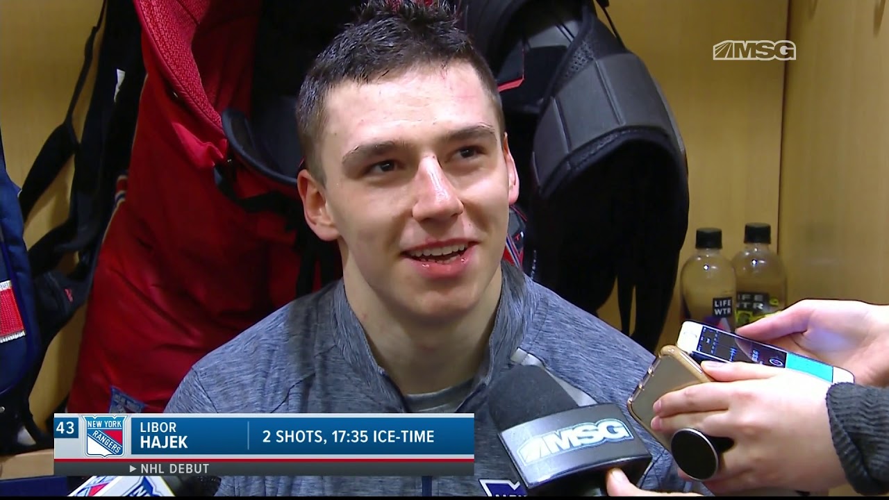 Libor Hajek on NHL Debut: It Was Beautiful! | New York Rangers Post ...