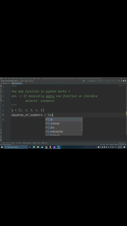 Map Function In Python Python Pythonprogramming Pythontricks Youtube