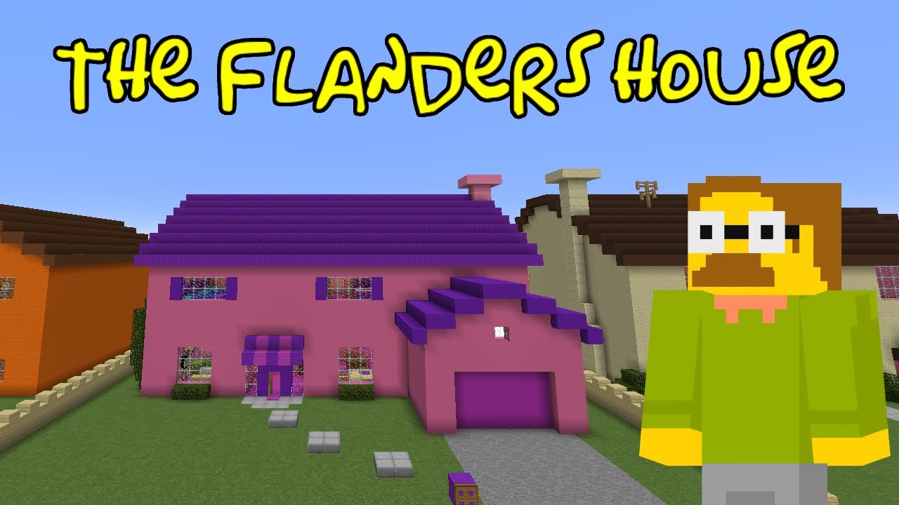 Minecraft : The Flanders House Tour - YouTube