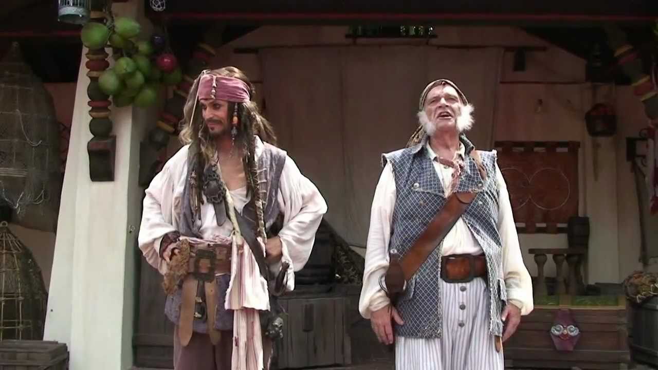 Captain Jack Sparrow's Pirate Tutorial in Adventureland at Magic ...
