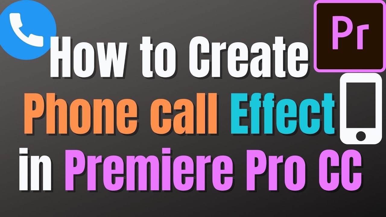 How to create the phone call Audio effect in Premiere Pro - YouTube