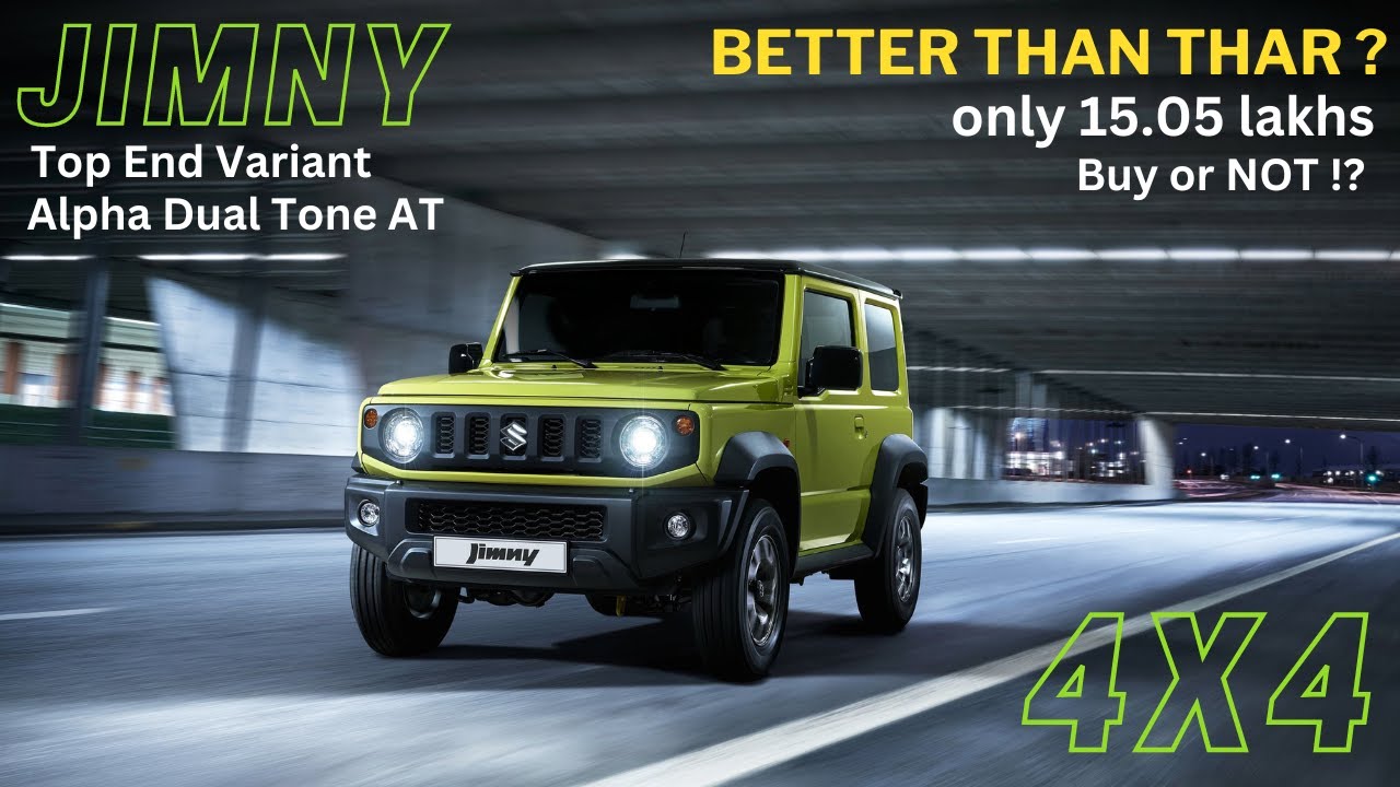 JIMNY TOP END VARIANT | BEST 4X4 OFFROADER | Thar OR Jimny💰 - YouTube