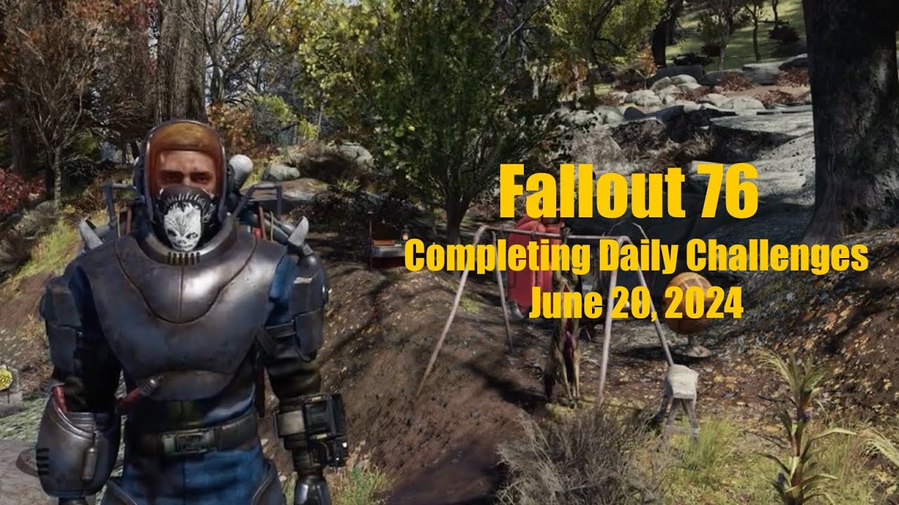 Fallout 76 Completing Daily Challenges For June 20, 2024 Quick Easy ...