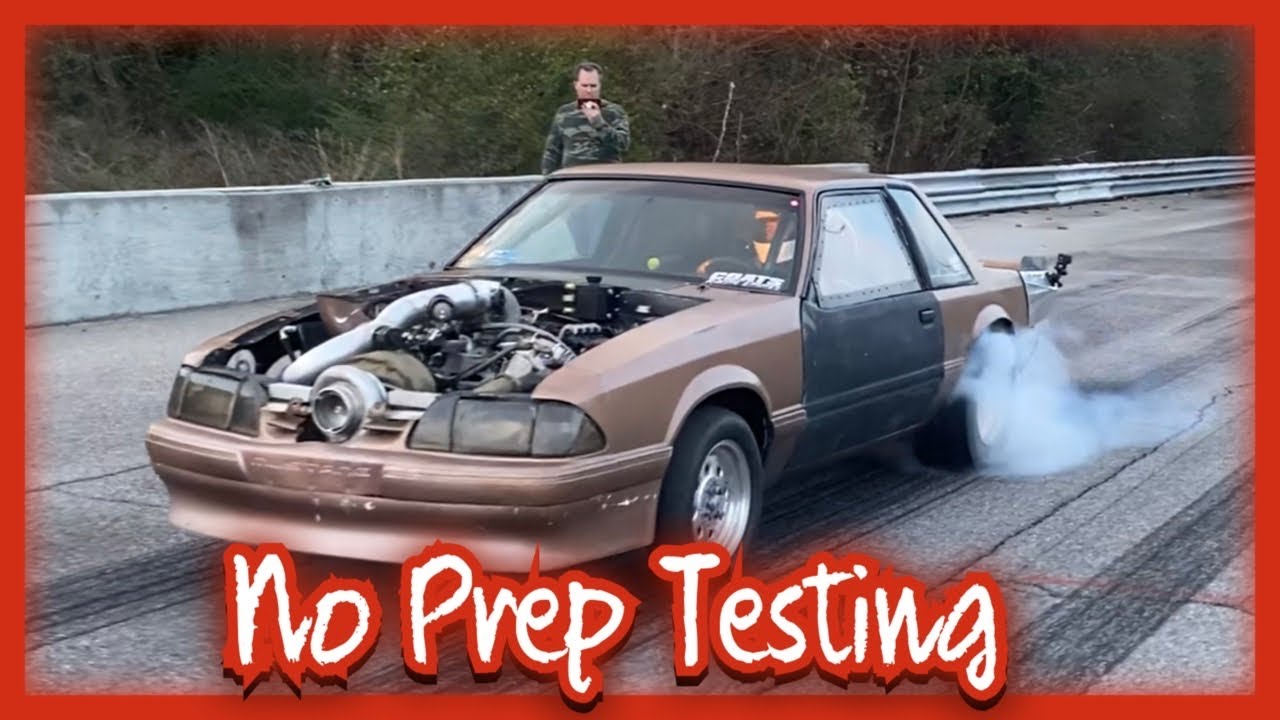 Darlington Dragway NO PREP Testing, Draggy Times Shown - YouTube