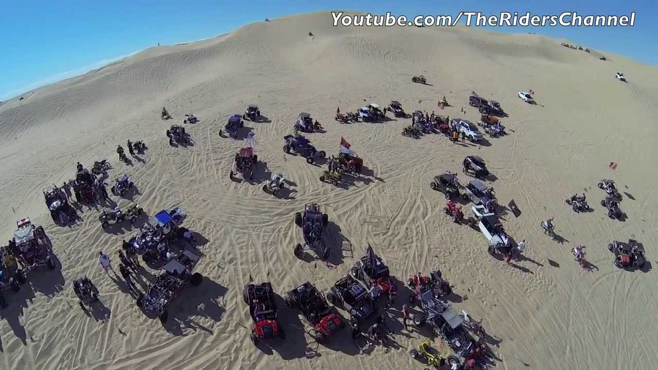 Glamis Halloween 2013 Aerial View of Oldsmobile Hill. - YouTube