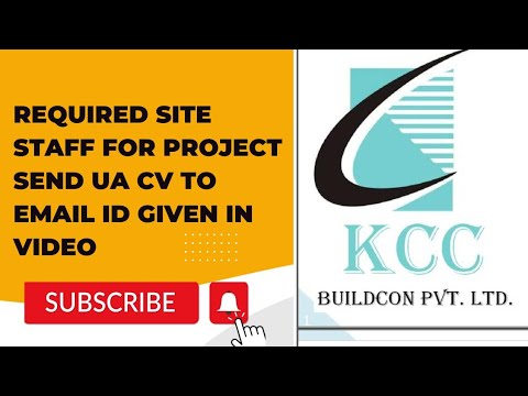 Kcc buildcon Pvt Ltd #jobs#jobseekers#jobseekeers#construction#civil# ...