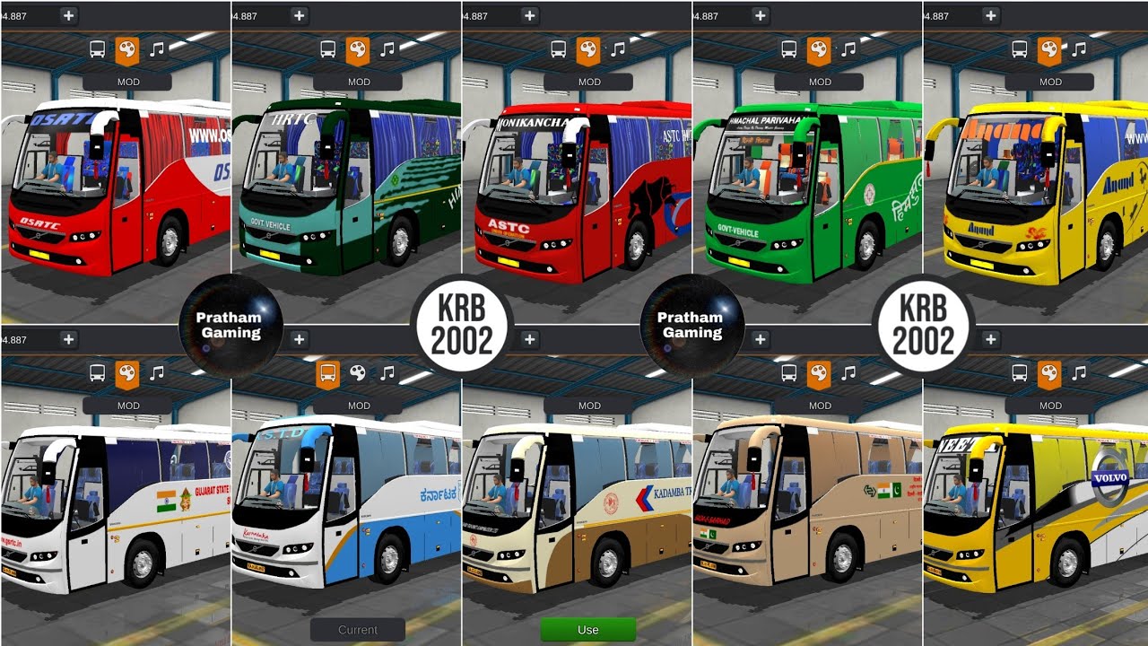 🔥Volvo B8R 9400 Bus Mod Skin Pack🔥 15+ Realistic HD Livery's by Pratham ...