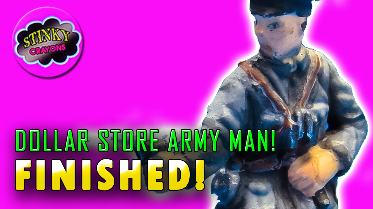 Cheap Dollar Store Army Man - Finished - YouTube