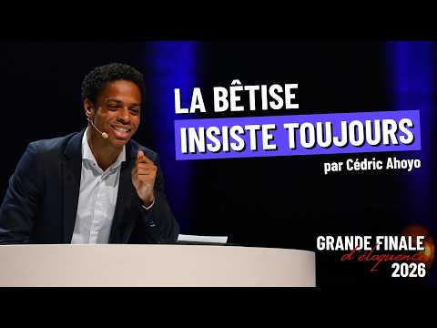 CÉDRIC AHOYO - Stupidity always persists (GRAND ELOQUENCE FINALE 2026)