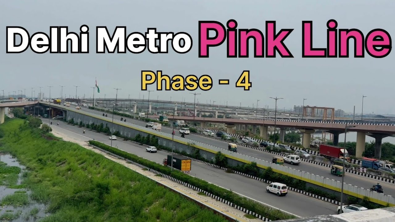 Dmrc : Delhi Metro Pink Line Update | Majlis park to Khajuri | Phase ...