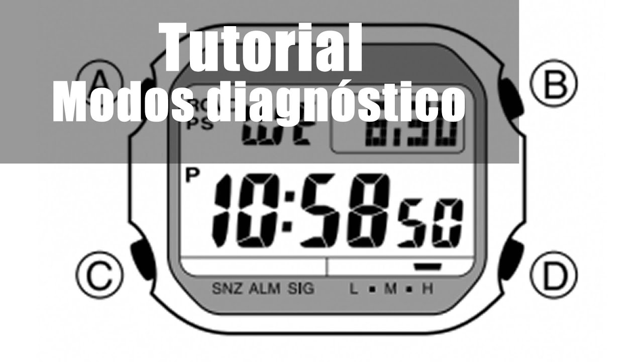 🟡 TUTORIAL: Los modos de diagnóstico en los relojes Casio (Unplugged) - YouTube