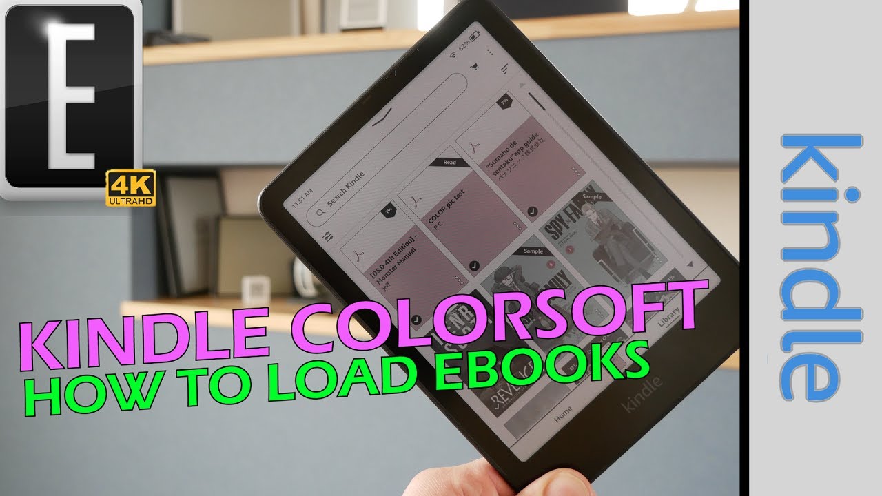 How To Load Ebooks On Kindle Colorsoft | Tutorial - YouTube
