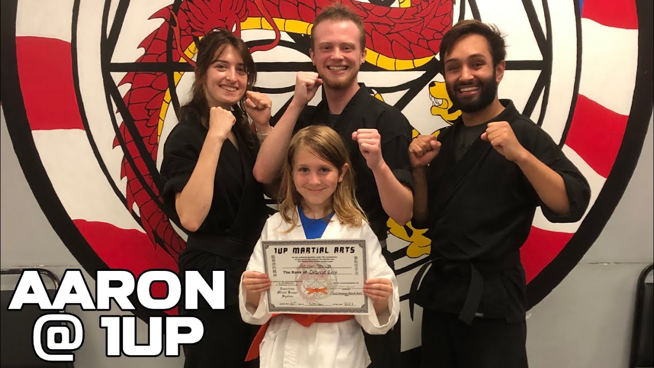 Aaron graduates to Orange Belt, earns Elite class invitation | 1Up ...