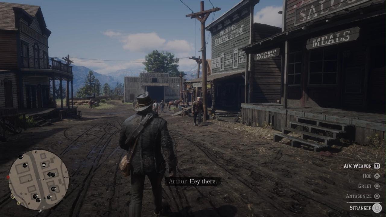 the lawmen in RDR2 are efficient - YouTube