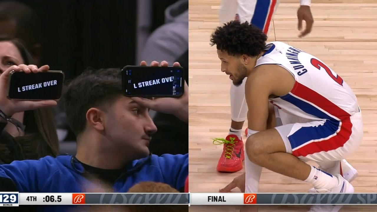 DETROIT PISTONS SNAP 28 GAME LOSING STREAK VS RAPTORS - YouTube