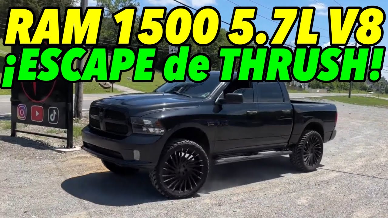 2016 RAM 1500 5.7L HEMI V8 con ESCAPE THRUSH! - YouTube