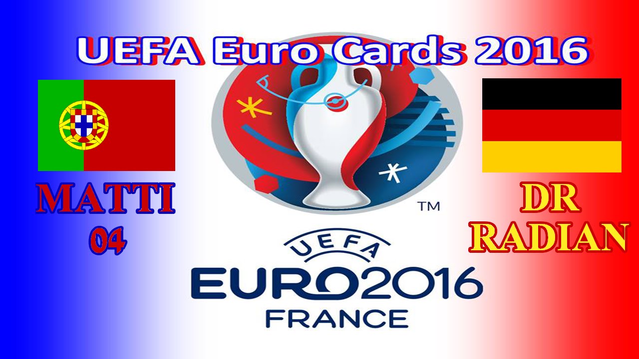 TURNIEJ UEFA EURO CARDS 2016 ☆ PORTUGALIA - NIEMCY ☆ Matti 04 vs ...