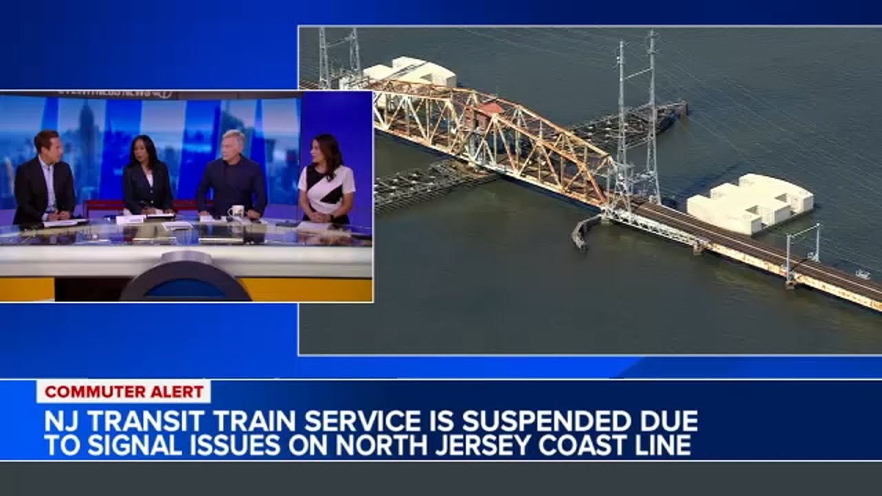 NJ Transit train service suspended due to signal issues on North Jersey ...