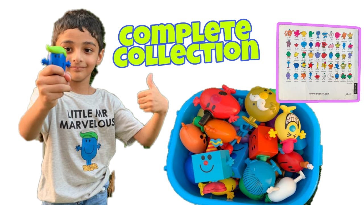 Mr Men Books Complete Books and Toys Collection - YouTube
