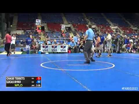 88 Champ. Round 3 - Lucas Byrd (Ohio) vs. Chase Tebbets (Washington ...