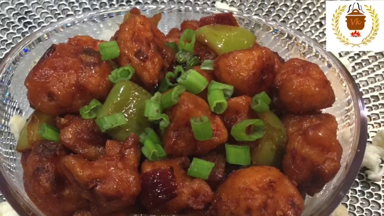 Cauliflower/ Gobi Manchuria (dry)| Indo Chinese popular vegetarian ...