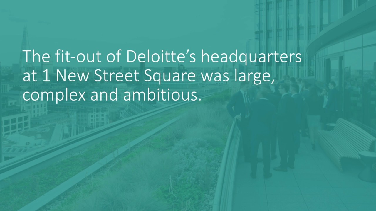 Deloitte, 1 New Street Square: Project of the Year +£10m Winner at the ...