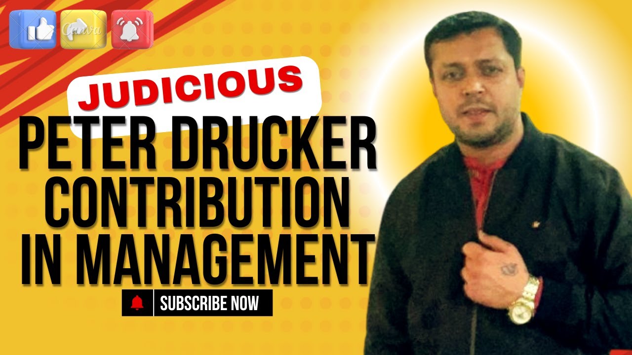 Peter Drucker Contribution in Management | EXPLAINED in हिन्दी | In ...