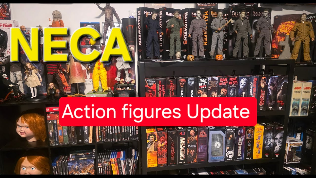 My NECA Horror Action Figure Collection Update! New Pickups & Shelf ...